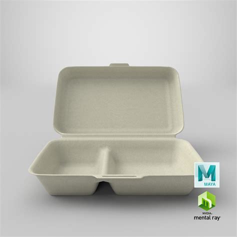 테이크 아웃 컨테이너 02 오픈 3d 모델 29 Max Obj C4d Ma Unitypackage Upk Usd Free3d