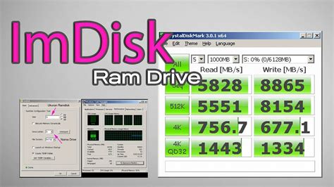Imdisk Ram Disk Free Make Virtual Drive Above 4gb Ram Youtube