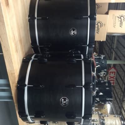 Gretsch Usa Custom 9 Piece Drum Set Ebony Satin Reverb