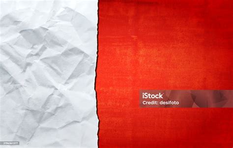 생생한 빨간색 적갈색 색상의 질감 배경 테두리 크리 에이 티브 수평 그런 지 벡터 배경 또는 복사 공간을위한 흰색 찢어진 구겨진