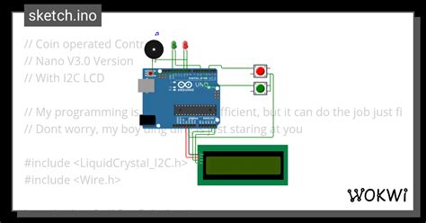 Charging Machine Coin Operated Wokwi Esp32 Stm32 Arduino Simulator
