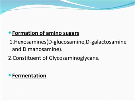 Chemical Properties Of Monosaccharides Ppt