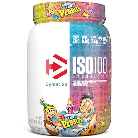 Dymatize Iso100 Protein Powder Hydrolyzed Whey Isolate 25g Protein