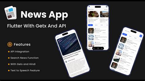 📰 News App In Flutter With Getx In Hindi Api News App In Flutter With Api Flutterhero Youtube