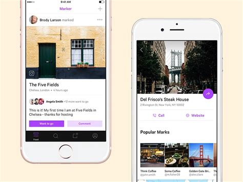 Feed And Location Screens App Flat Icon Icons Interface Ios Iphone Location Travel Ui User Ux