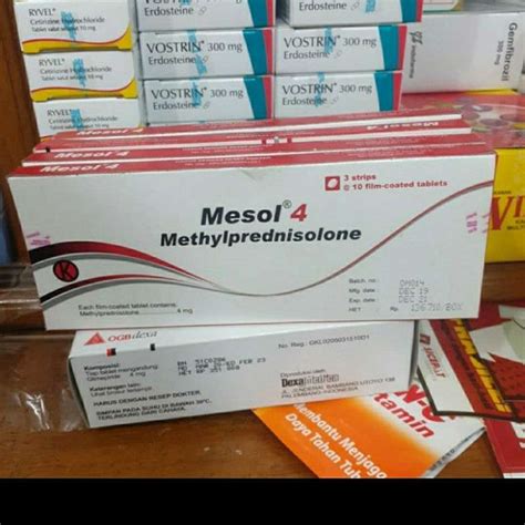 Jual Mesol 4 Mg Per Box Di Seller Link Pharmacy Link Pharmacy Kota
