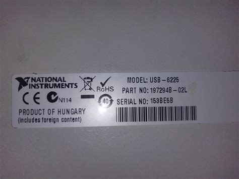Solved Ni Usb 6225 Accessories Ni Community