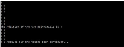 Solved The Code Must Be In Java Adding Two Polynomials