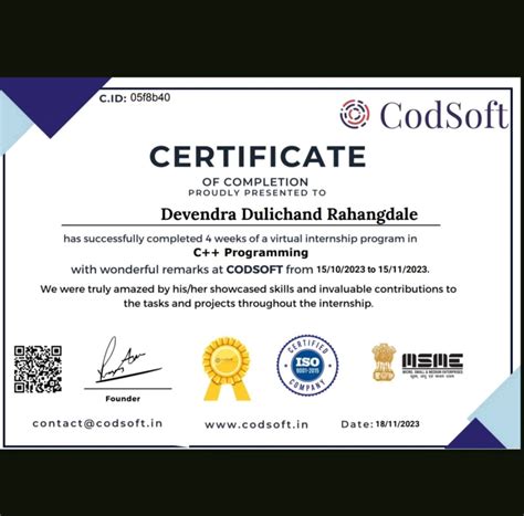 devendra rahangdale on linkedin connections codsoft