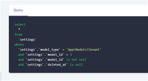 backslashes issue in query details · issue 1345 · laravel telescope · github