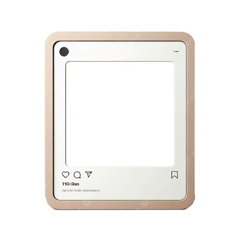 인스타그램 프레임 Photocall 매끄러운 럭셔리 현대적인 디자인 인스 타 그램 포토콜 사진 통화 Png 일러스트 및 이미지 에 대한 무료 다운로드 Pngtree