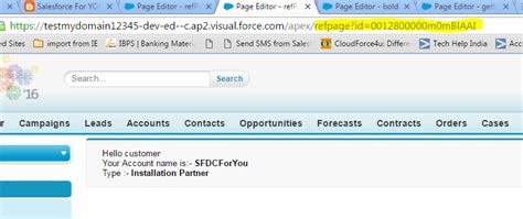 Salesforce For You Parameter Passing Between Two Visualforce Page