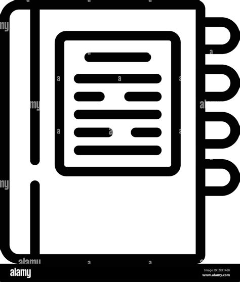 support documentation icon outline vector faq information problem