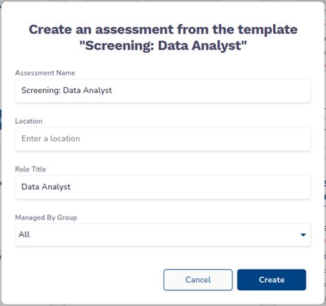 Creating An Assessment From A Template Alooba Knowledge Base