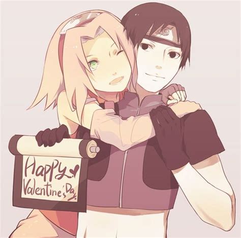 Sakura And Sai Наруто Манга Аниме