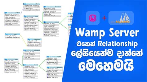 Create Table Relationships In Mysql Database Using Phpmyadmin Wamp