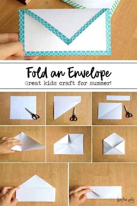DIY Paper Envelope Easy Kendra John Designs Recycled Paper Crafts Handmade Envelopes