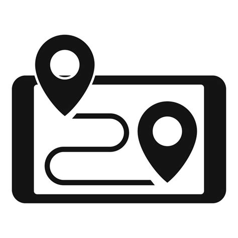 Premium Vector Smartphone Gps Exploration Icon Simple Illustration Of Smartphone Gps