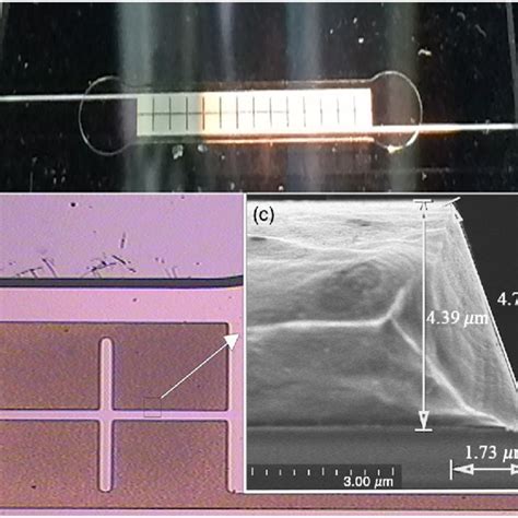 Sem Image Of A Tapered Resist Profile Etch Using Resist Plasma