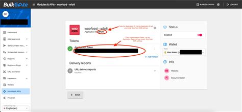Configure Bulkgate With Woofood Wpslash