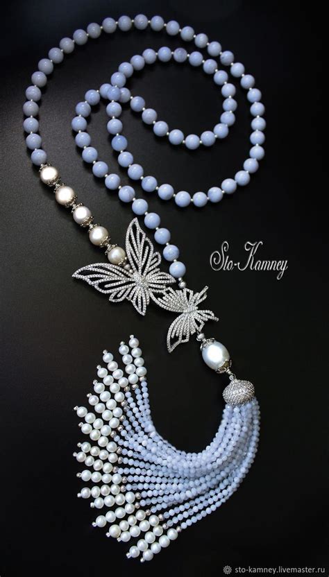 Сотуар из сапфирина и жемчуга в интернет магазине на Ярмарке Мастеров