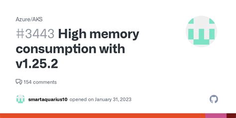 High Memory Consumption With V1252 · Issue 3443 · Azureaks · Github