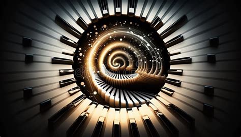 Monochrome Swirls In Alternating Black And White Stock Illustration Illustration Of Abstract