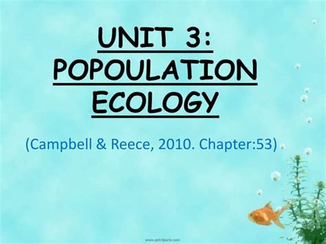 Ecological Sampling Ppt