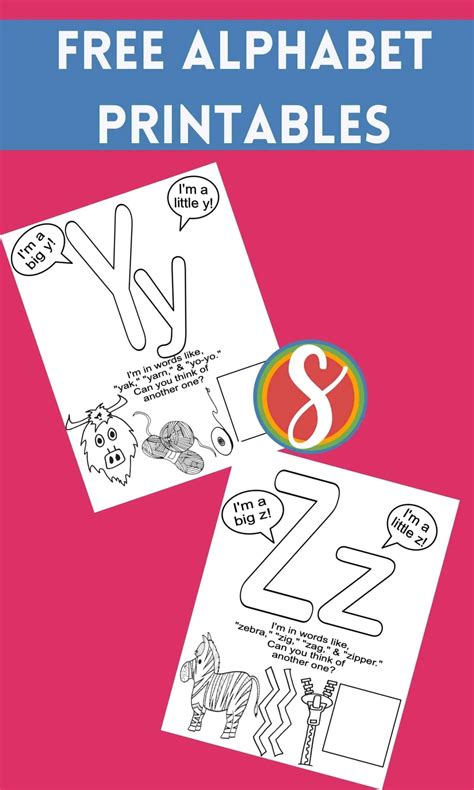Free Abcs Coloring Pages — Stevie Doodles