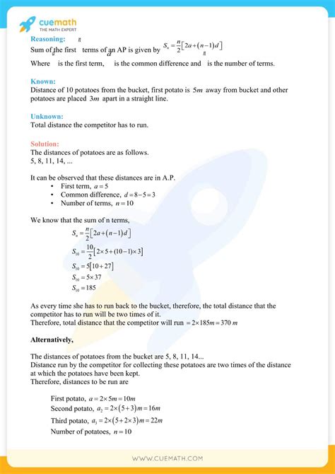 Ncert Solutions Class 10 Maths Chapter 5 Ex 5 3 Arithmetic Progressions Pdf