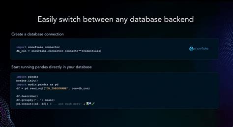 Pandas Database Modin