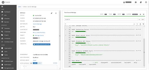 managing secrets for automation using ansible vault and tower