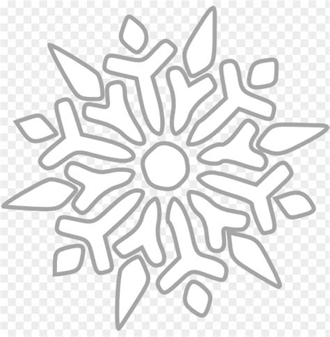 Free Download Hd Png Png Image Of Detailed Snowflake With Intricate Symmetrical Patterns Png