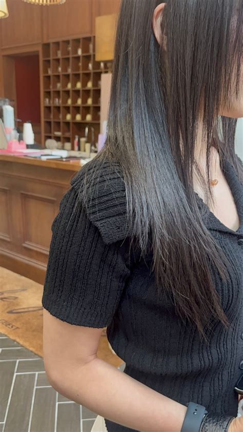 수원 광교 미용실 아르케 라운지 많이 찾는 손질 편한 가벼운 긴 머리 스타일 슬릭펌 슬릿컷 네이버 블로그