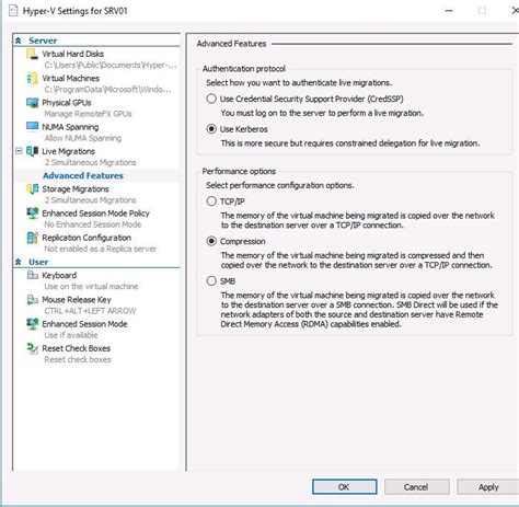 Configuring Hyper V Live Migration Without Failover Clustering 梦想照进现实