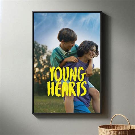 Young Hearts Movie Poster High Quality Canvas Print I 2024 Movie