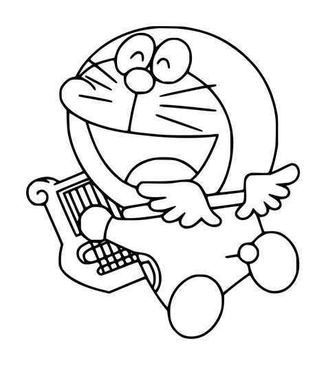 Enkeli Doraemon Värityskuva Lataa Tulosta Tai Väritä Verkossa Ilmaiseksi