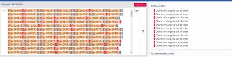 regex character range is out of order in python stack overflow