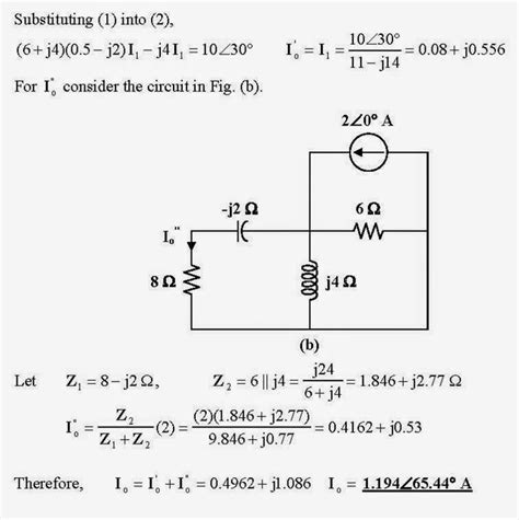 Electric Circuit Class Discussions Week Six Superposition Theorem On Ac Circuits