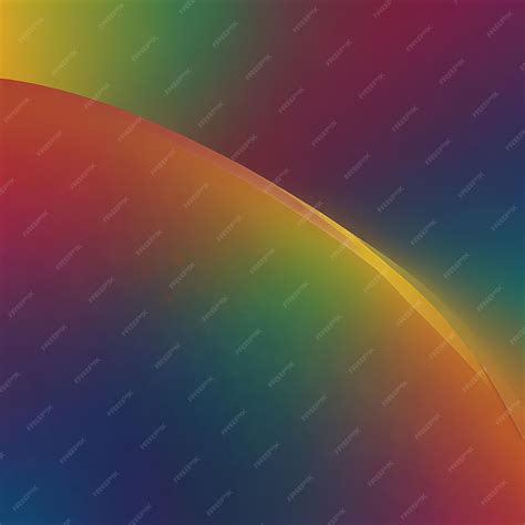 Soft Glowing Gradients Merging Into A Colorful Light Spectrum With Smooth Transitions And