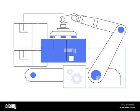 Automated Sortation Systems Abstract Concept Vector Illustration Stock