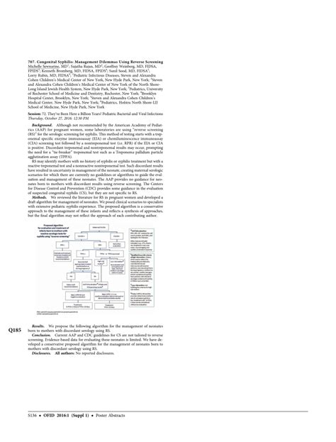 Pdf Congenital Syphilis Management Dilemmas Using Reverse Screening