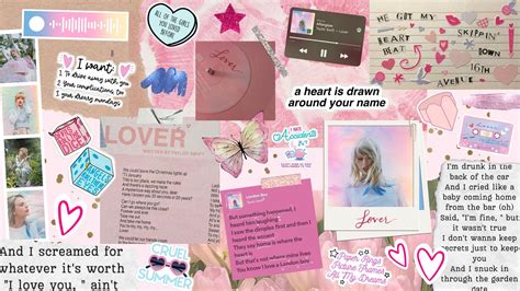 Lover Taylor Swift Laptop Wallpaper In 2024 Photo Frame Wallpaper