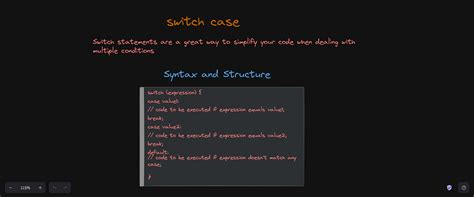 switch statements in c implementation with examples by codewithcoders medium