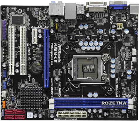 Материнская плата ASRock H55M-LE (s1156, Intel H55, PCI-Ex16) – фото ...