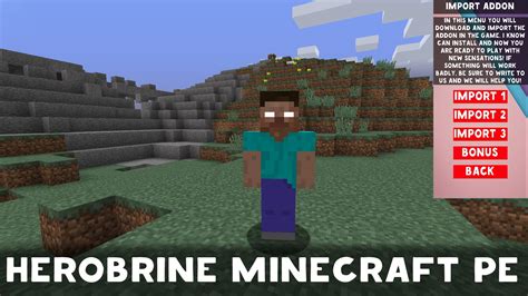 Herobrine For Minecraft Pe Apk For Android Download