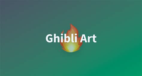 Ghibli Art A Hugging Face Space By Gopi135942