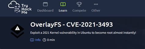 Overlayfs — Cve 20213493 Tryhackme Writeup By Siddhanth Gaikwad