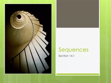 PPT Sequences PowerPoint Presentation Free Download ID