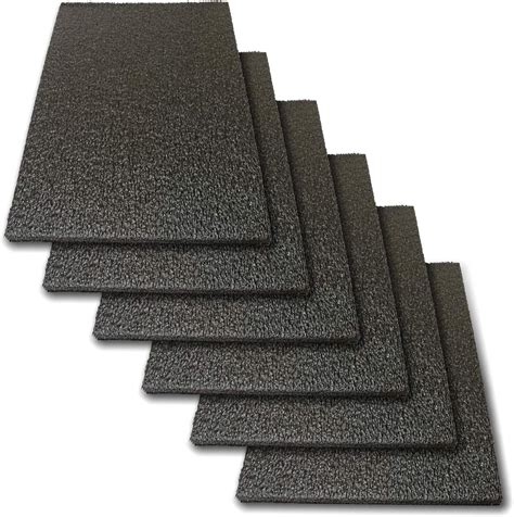 Cands 1 2 Thick Black Polyethylene Foam Sheets 2 Pack 16x12 Shock Absorbing